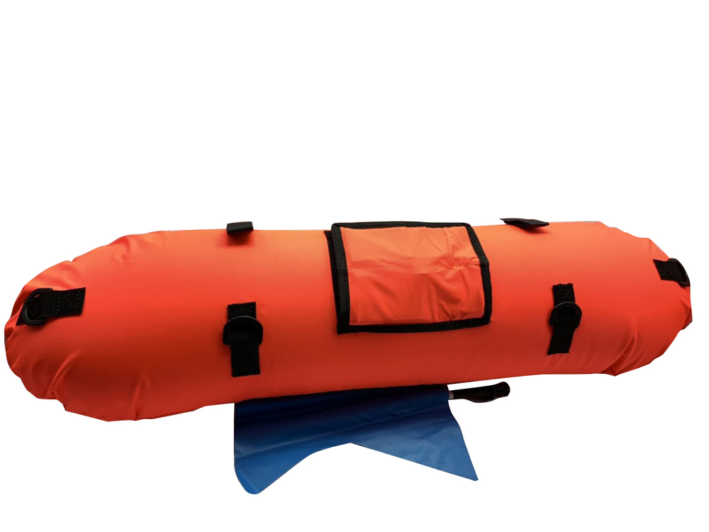 DivePRO 15L Torpedo Spearfishing Float with Alpha Flag & 15m Line Auto ...